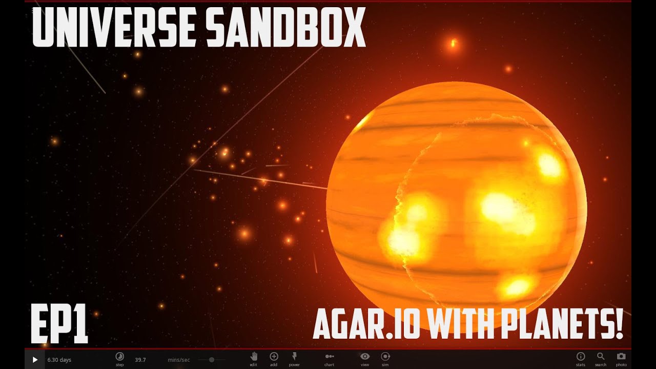 Universe SandBox Ep1 - Agar.io with planet's! - YouTube