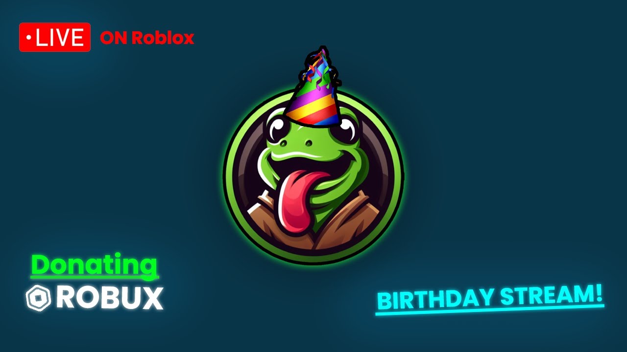 Birthday Stream! DONATING Robux To ALL Viewers LIVE! | Roblox - YouTube