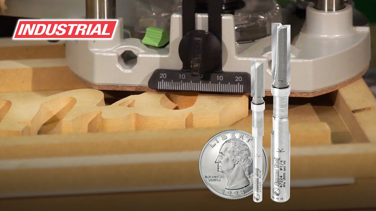 Router Project: Pattern Copying with Amana Tool Industrial Miniature ...