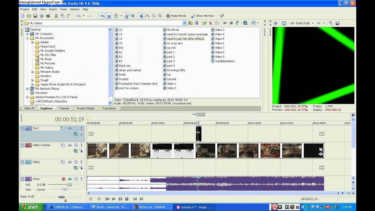 how to make the OpTic predator effect in sony vegas - YouTube