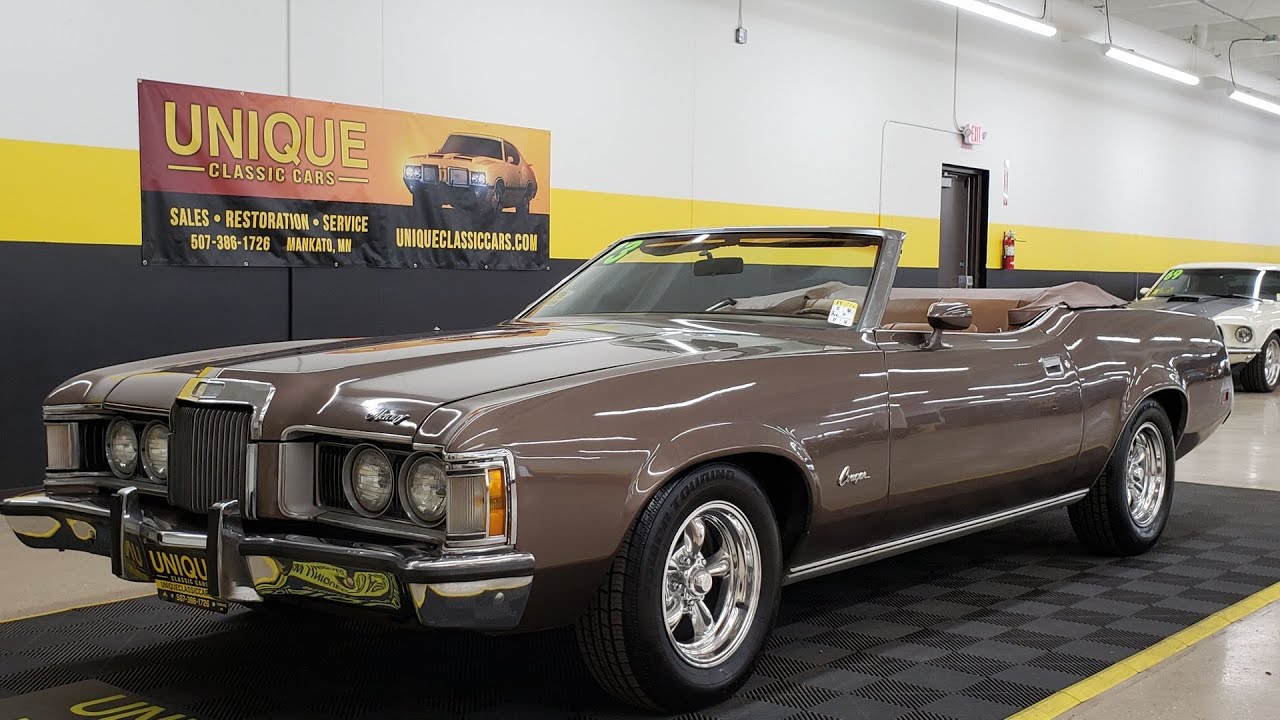 1973 Mercury Cougar XR7 Convertible | For Sale - YouTube
