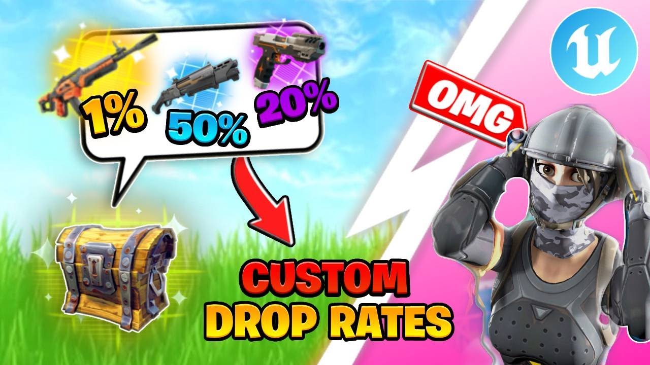 How To Create A Drop Rate System For Chests In UEFN(BEST CODE FOR BR ...