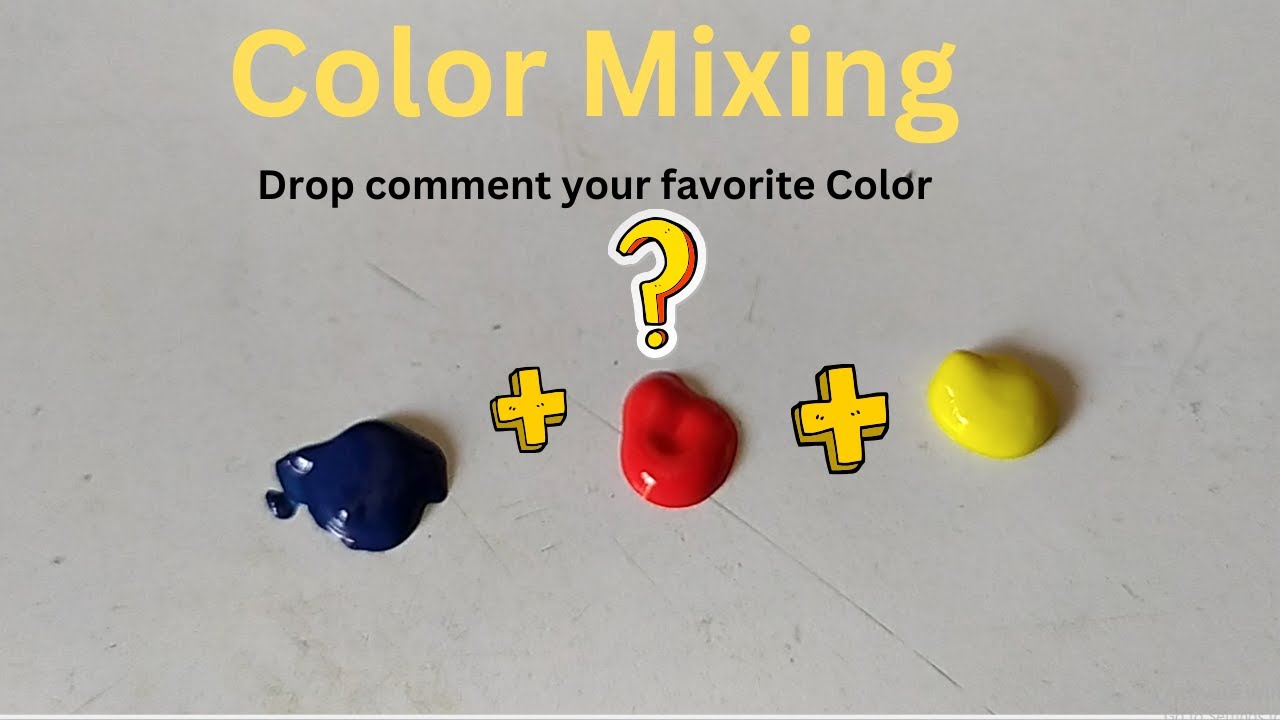 Guess the final color | Satisfying video | Art video | Paint mixing ...