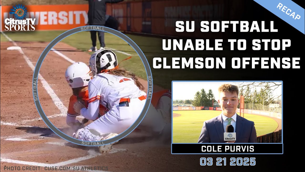 Syracuse Softball on the Wrong End of a Clemson Offensive Explosion ...