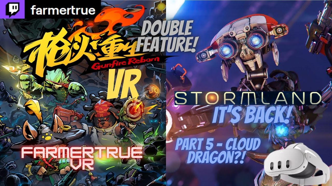 Gunfire Reborn VR! Co-op flat2VR & Stormland! Top 3 Oculus game #vr # ...