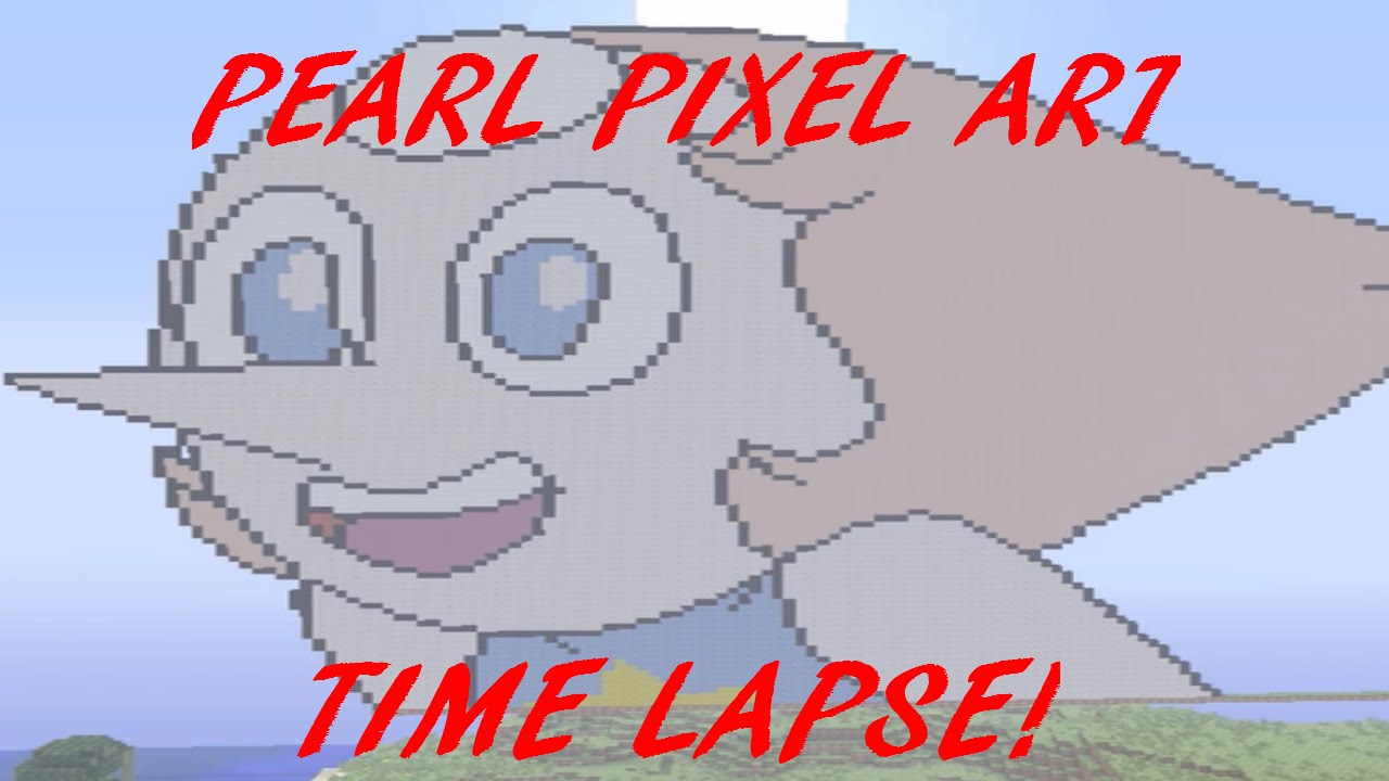 Pearl pixel art timelaspes - YouTube
