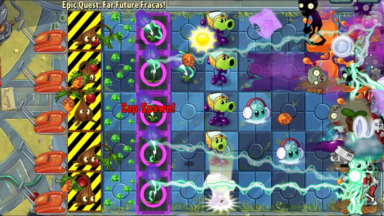 PvZ2 , Lightning Reed and Goo Peashooter. - YouTube