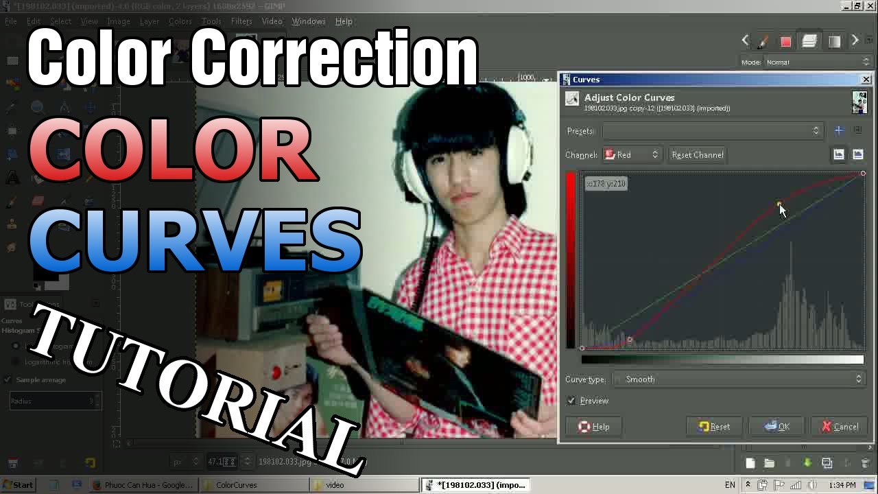 Color Correction with Color Curves - YouTube
