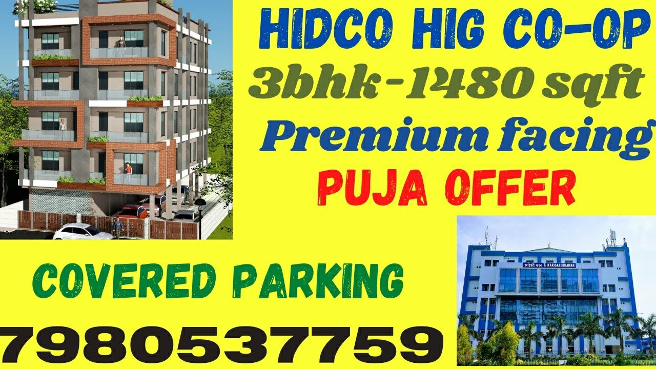 Hig co-op 3bhk 1480-sqft with car-parking AA-lll 60foot road book now ...