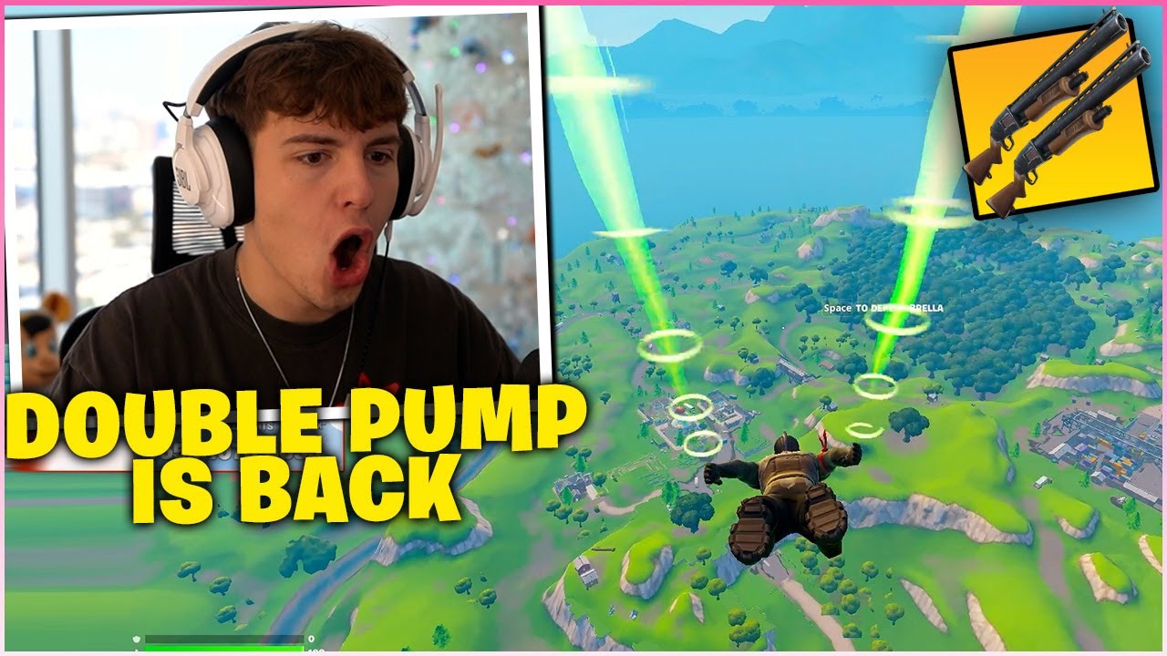 CLIX Reacts & TRIES DOUBLE PUMP In OG FORTNITE! - YouTube