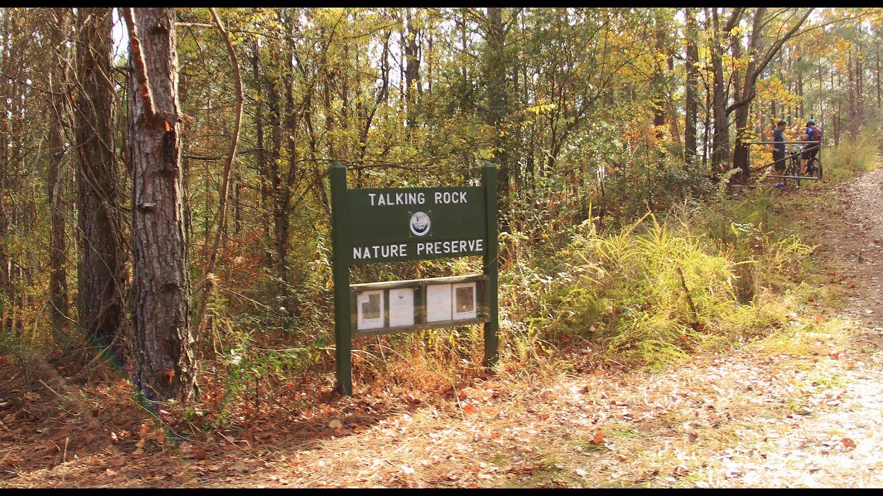 Talking Rock Nature Preserve Park - Mountain Biking & Hiking - YouTube
