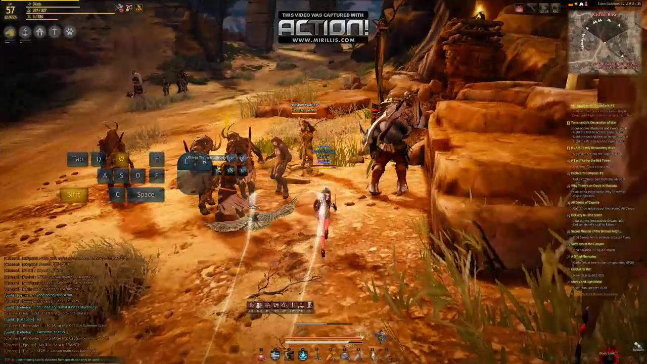 Black Desert (NA) - Valkyrie Valencia Solo Grind Bashim Rotation - YouTube