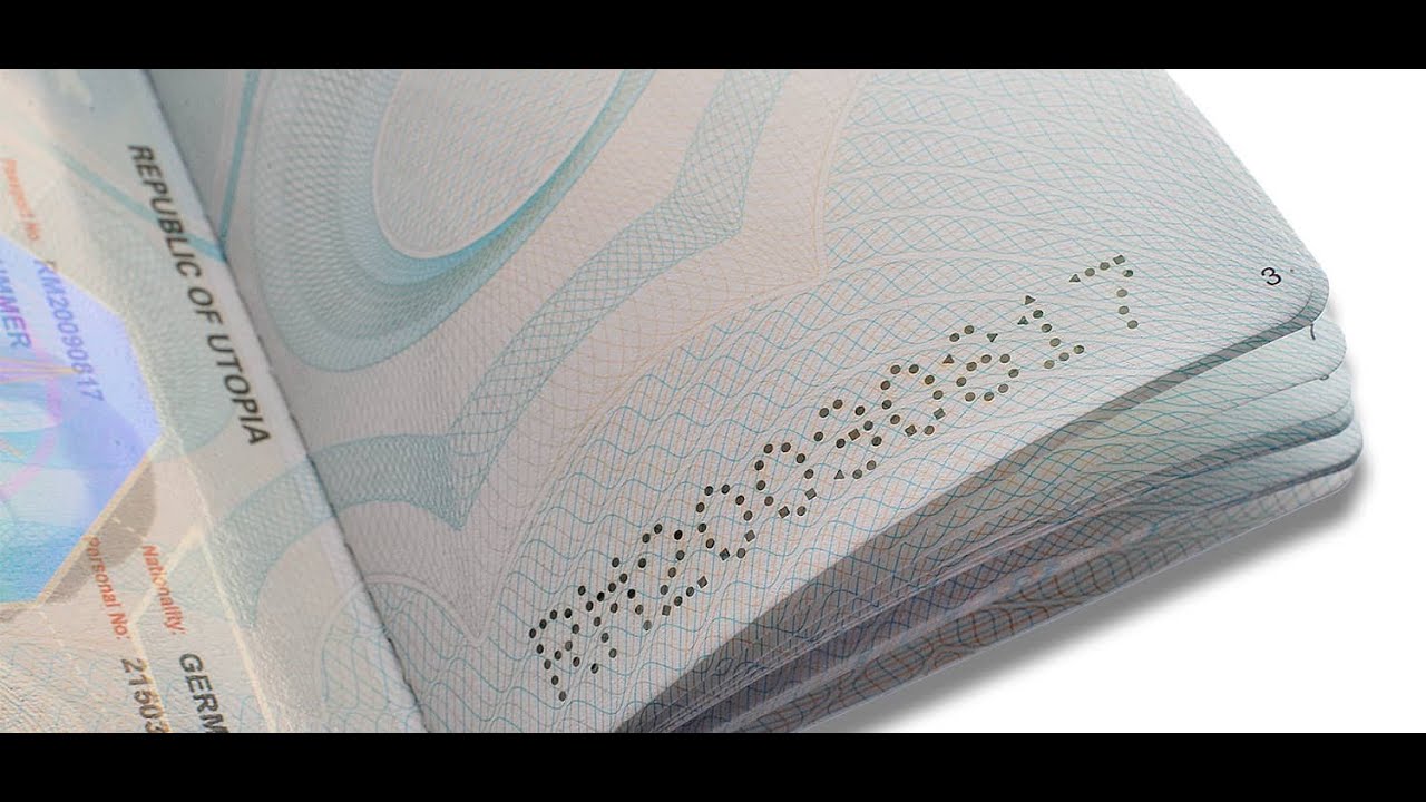 How to make ID numbers on Passport with laser marking machine - YouTube