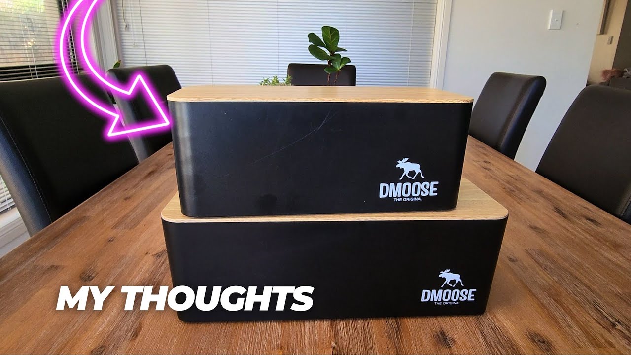DMoose Cable Management Box - Ultimate Cord Hider & Power Strip Cover ...