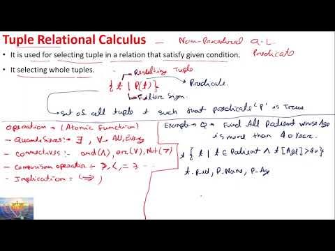 Tuple Relational Calculus & Domain Relational Calculus Relational Calculus in DBMS. visionlok ...