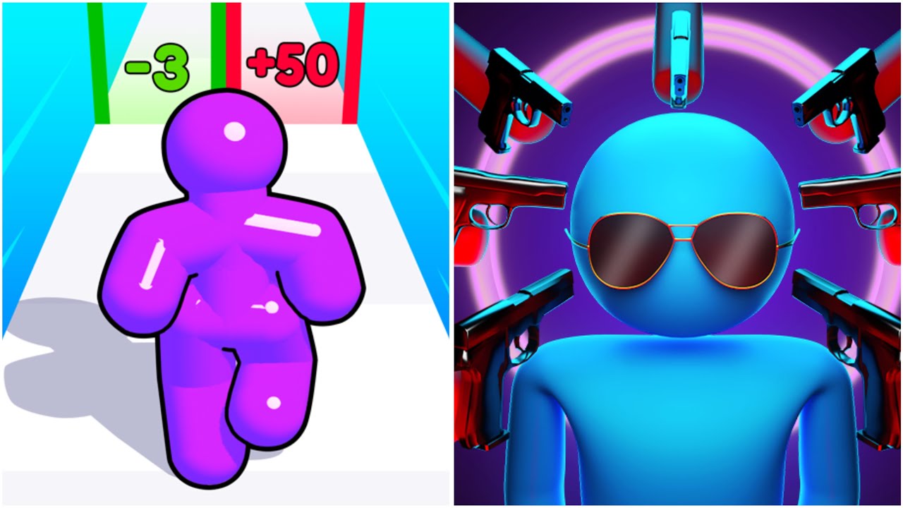 Tall Man Run vs Crowd Evolution | Android iOS Mobile Gameplay ...