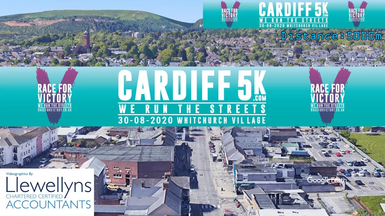 Cardiff 5K Champs - 30th August 2020 - Route Map - YouTube