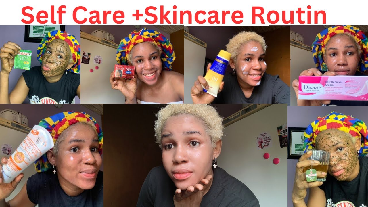 Self Care Routine + green Tea mask+ Sunscreen +BellyFat Workout - YouTube