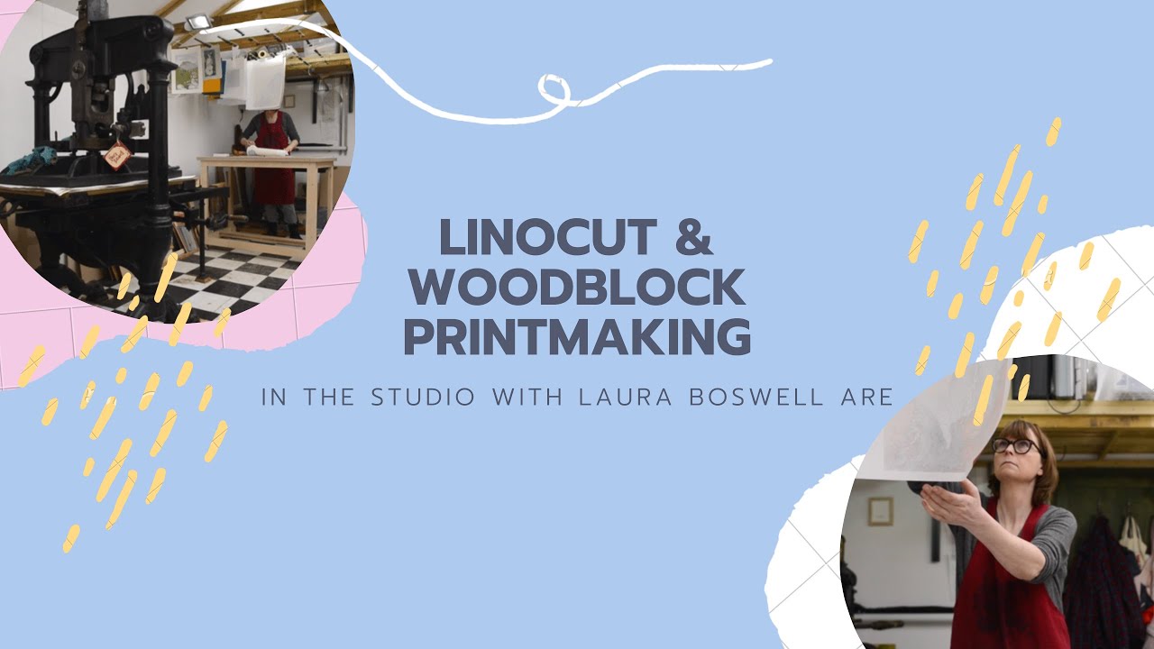 Linocut and Woodblock Printing in the Studio with Laura Boswell ARE ...