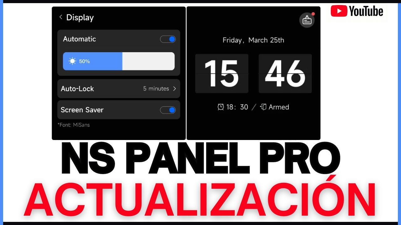 El Sonoff NS Panel Pro ha Cambiado NUEVA ACTUALIZACIÓN - YouTube