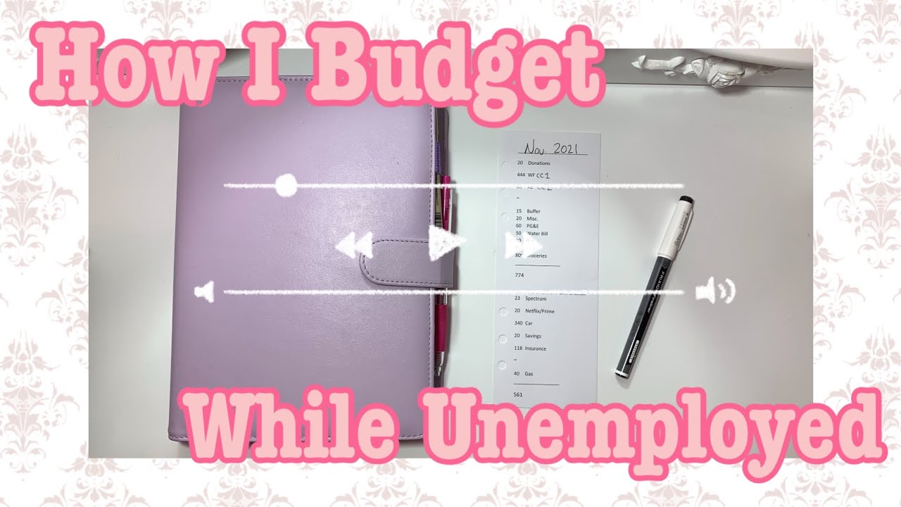 Budgeting While Unemployed 🌸 November 2021 🌸 Part 1 - YouTube