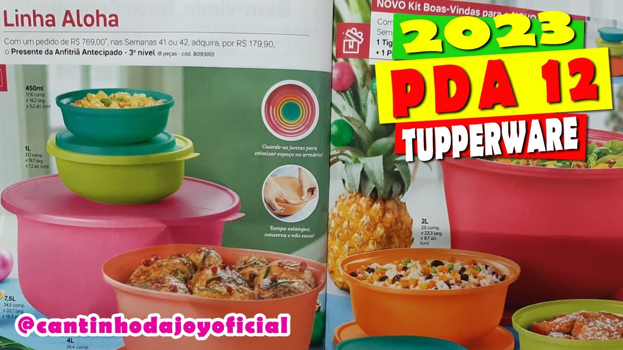 PDA VITRINE 12/2023 #TUPPERWARE | Joyce Sampaio - YouTube