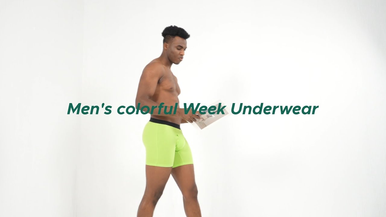 INNERSY Men's Colorful Week Underwear - YouTube