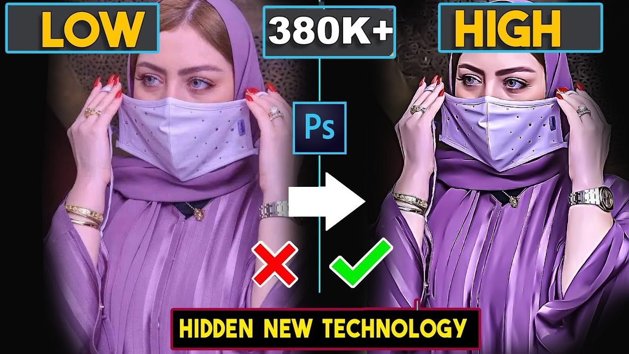 How to DE pixelate images And Convert Into High Quality Photo in ...