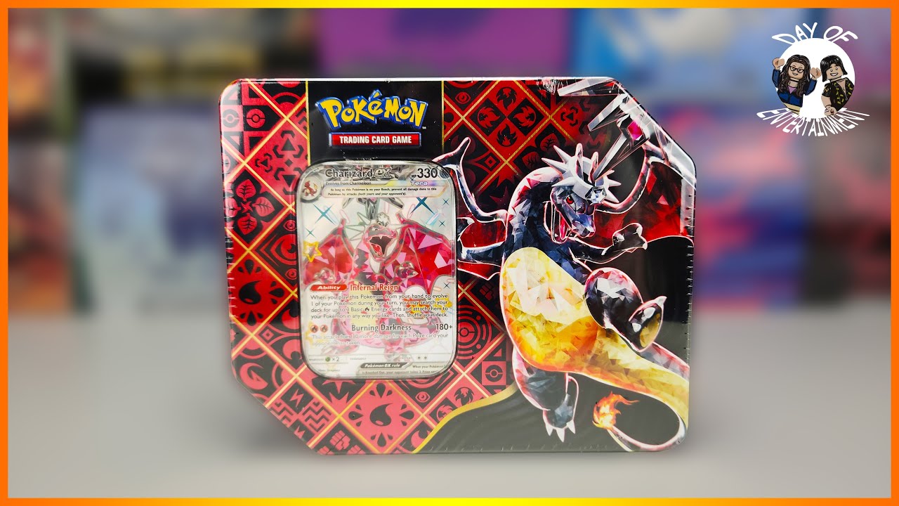 Pokemon TCG: Paldean Fates Tin (Shiny Charizard ex) Opening! - YouTube
