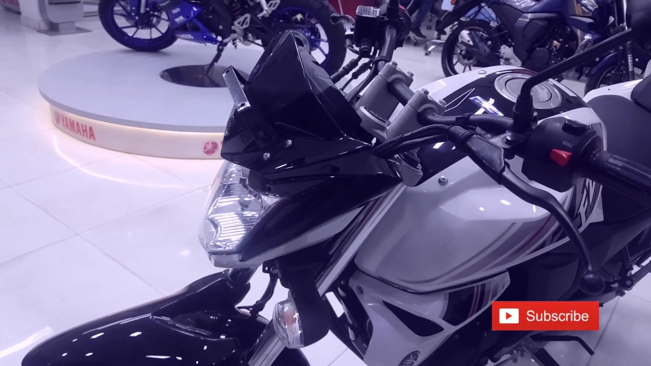 Yamaha FZs V2 Fi white color [ Yamaha 150 v2 Fi ] - YouTube