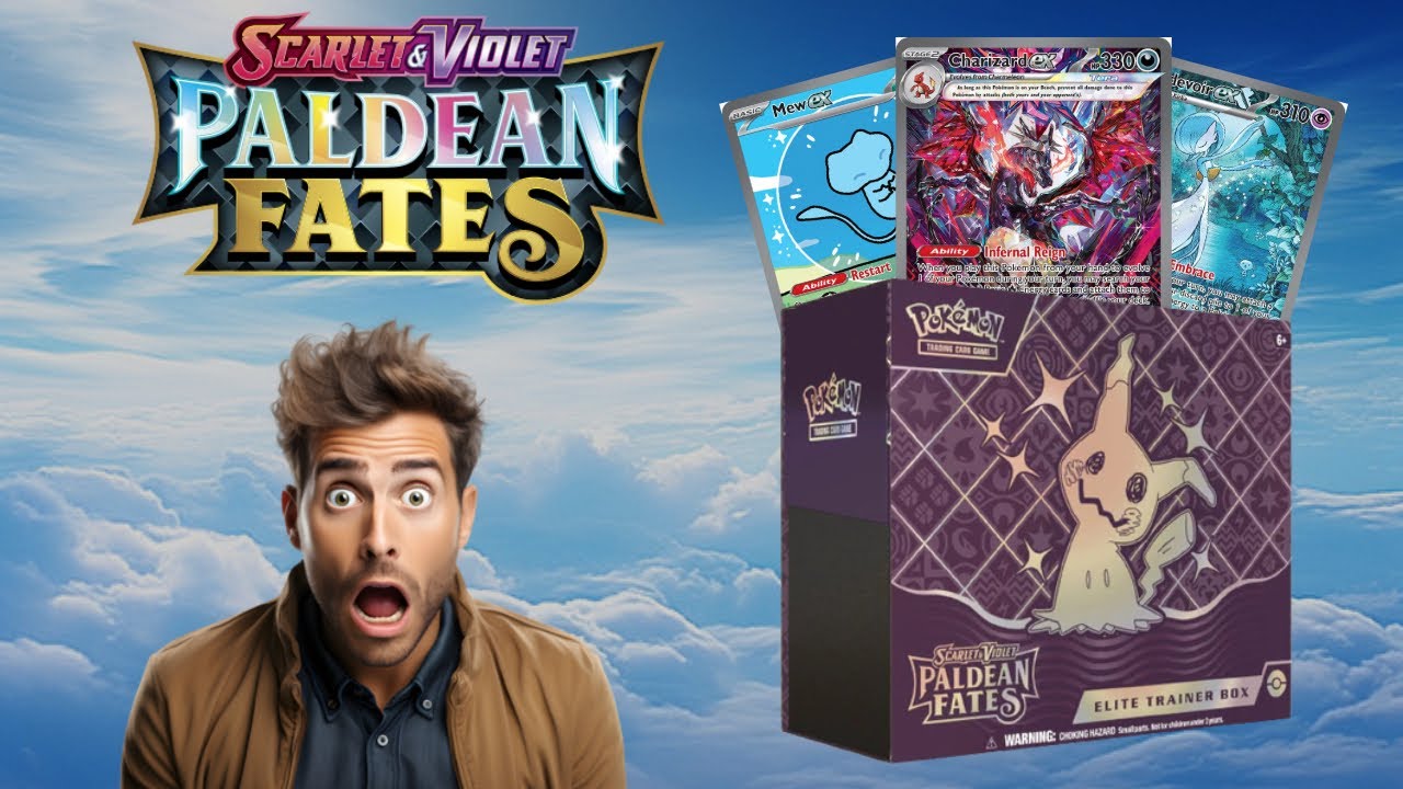 Hunting Shiny Charizard - Paldean Fates Elite Trainer Box Opening - YouTube