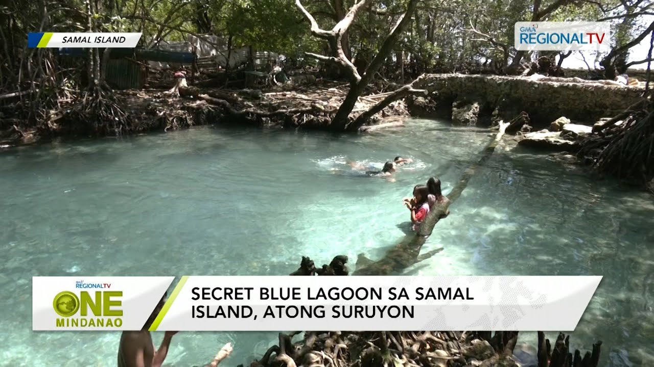 One Mindanao: Secret blue lagoon sa Samal Island, atong suruyon - YouTube