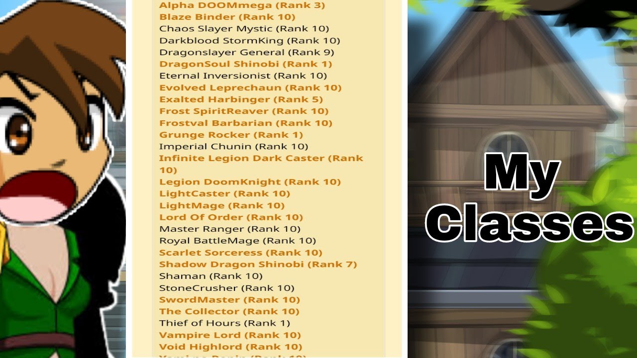 AQW |My Classes|(Adventure Quest Worlds)2022 - YouTube
