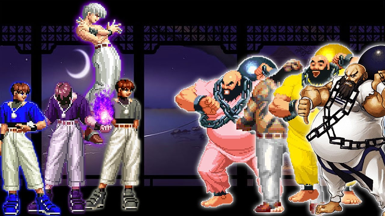 [Mugen KOF] Chang Koehan Team Vs Chris Orochi Team - YouTube
