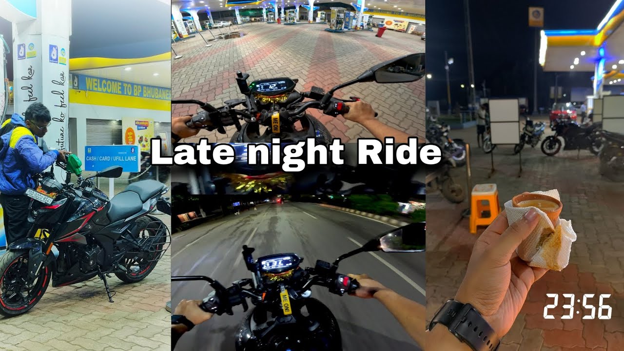 Late Night ride on N250 - Getting ready for new ride 🏍️🔥 Motovlog 😎 ...