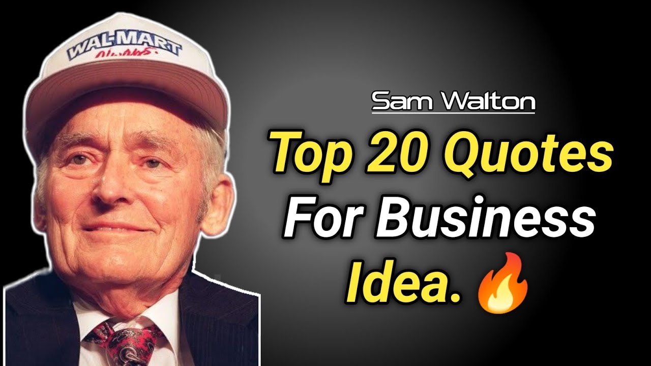 Sam Walton Quotes for young people who want to be rich.🔥| #bussiness ...