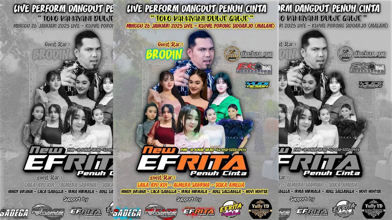 📹📡NEW EFRITA || KLUWEH - PORONG - SIDOARJO || DHEHAN PRO AUDIO - YouTube