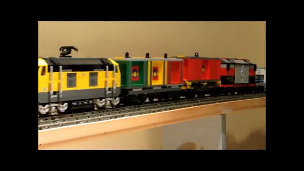 Lego Train Super Freight - YouTube