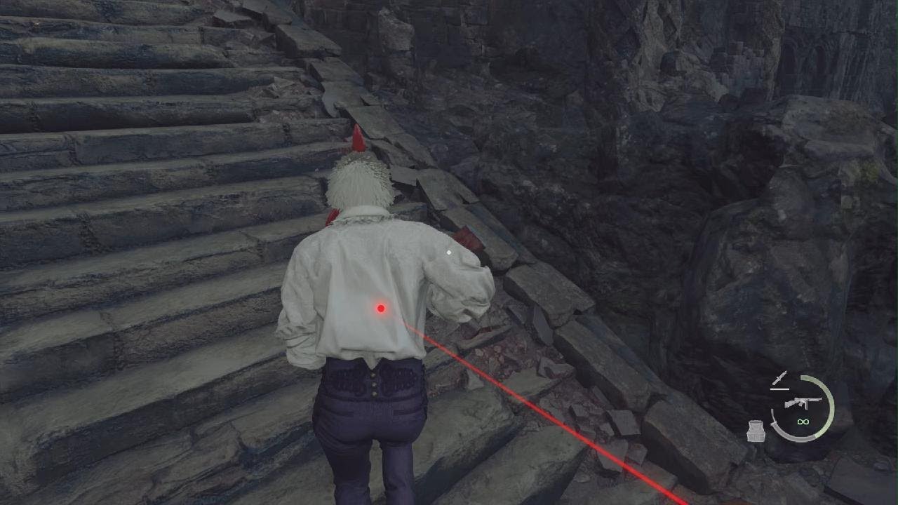 BIOHAZARD RE:4 专家S+流程 第十四次记录点 第十五章最终Boss战前商人处 - YouTube