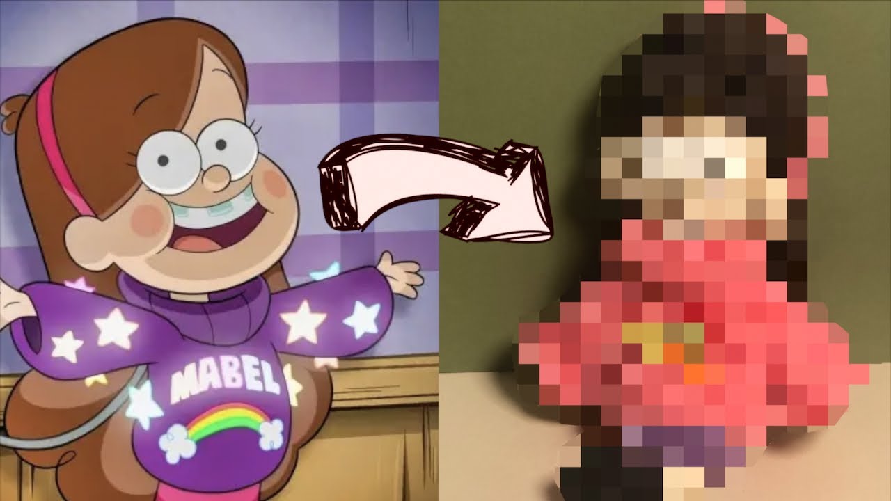 Making a Mabel Plushie out of Fuzzy Socks | Gravity Falls - YouTube