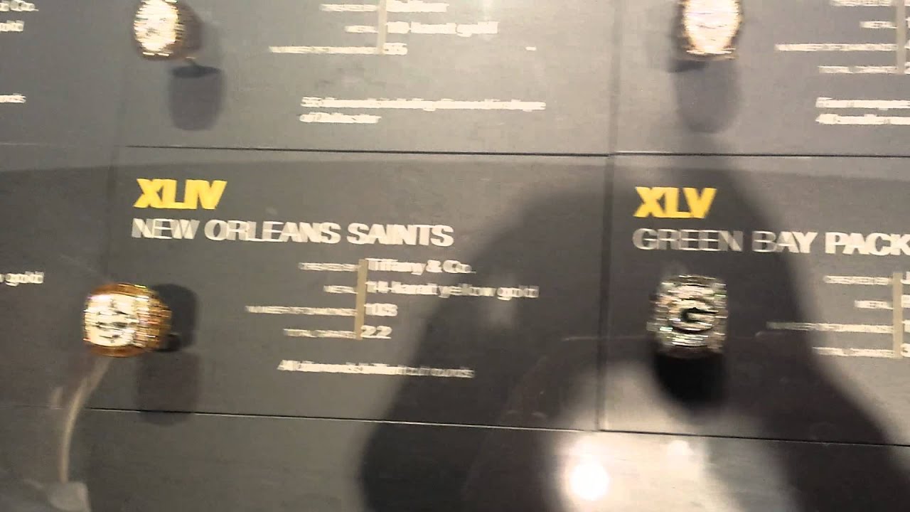 NFL Hall of Fame super bowl rings - YouTube