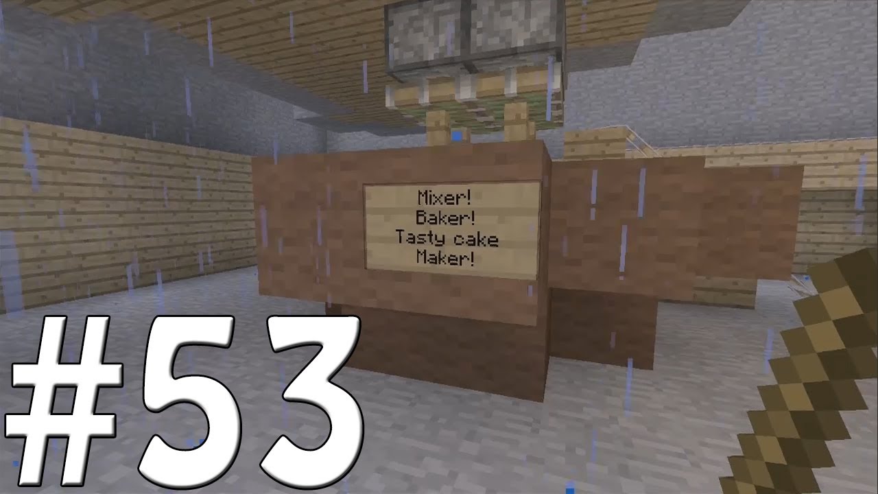 Minecraft Xbox - Sky Island Challenge - Mixing, Baker, Tasty Cake Maker!! [53] - YouTube