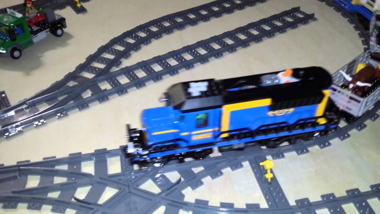 The lego 60052 modified cargo train - YouTube