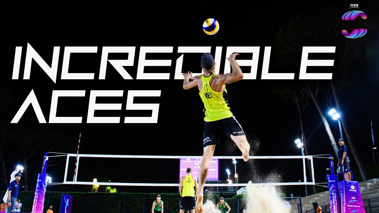 Most Incredible Ace Serves of Rome! | Beach Volleyball World Tour ...