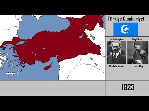 Alternatif Türkiye Tarihi (1919-2019) Harita.