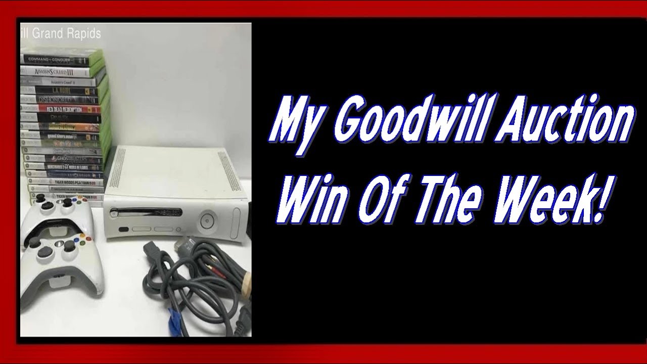 My Goodwill Auction Win of The Week! - YouTube