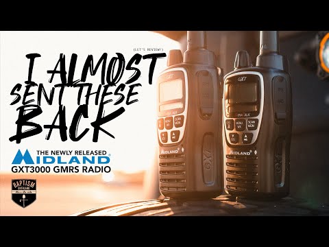 The NEWLY RELEASED Midland GXT3000 GMRS Radio!