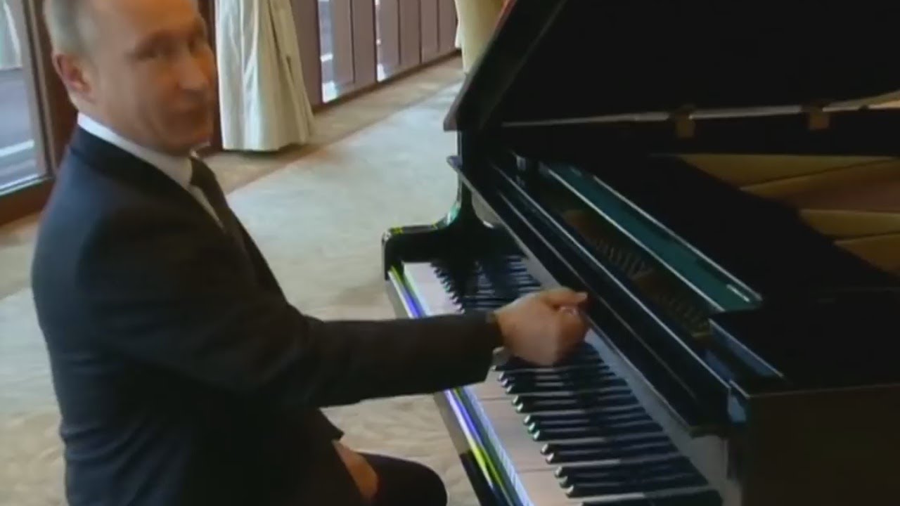 Putin plays real music - YouTube