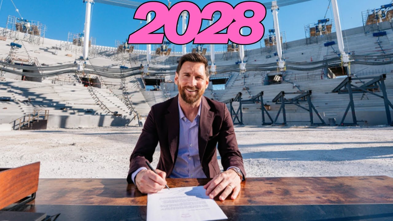 Messi Signs New Contract with Inter Miami - YouTube
