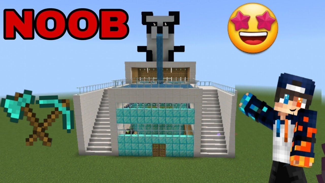 How To Build Noob House In Minecraft For Beginners! - Minecraft ...